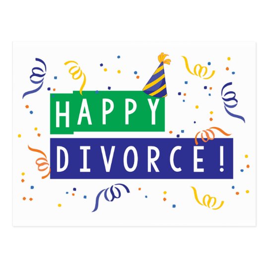 Happy Divorce Postcard | Zazzle.com