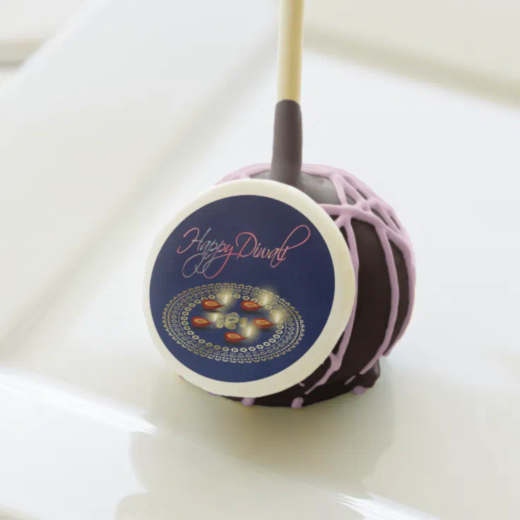 Happy Diwali Ganesha Rangoli - Cake Pops | Zazzle