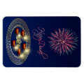 Happy Diwali Ganesha Rangoli - Flexible Magnet | Zazzle