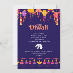 Happy Diwali Party Invitation | Zazzle