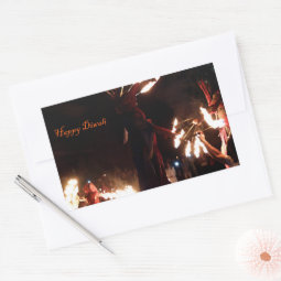 Happy Diwali Rectangle Stickers, Glossy Rectangular Sticker | Zazzle