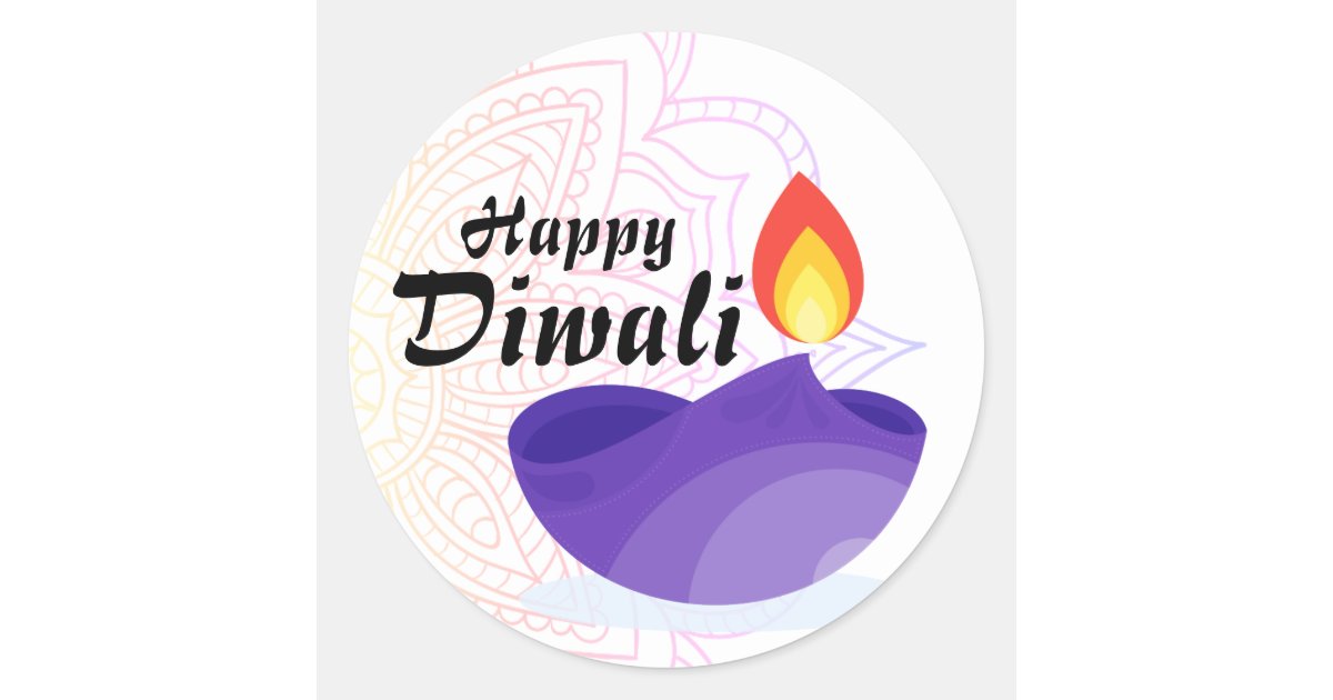 Happy Diwali Stickers | Zazzle