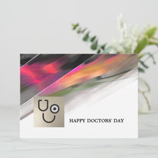 Happy Doctors' Day. Custom Flat Greeting Cards | Zazzle
