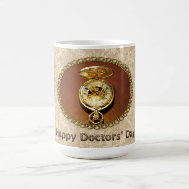 Happy Doctors' Day Gold TimePiece Coffee Mug | Zazzle