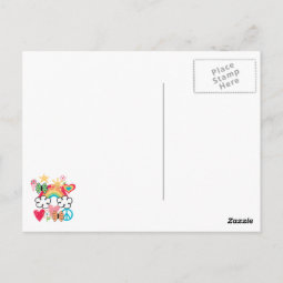 Happy Doodles Postcard | Zazzle