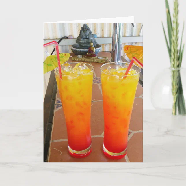 Happy Drinks Greeting Card! Card | Zazzle