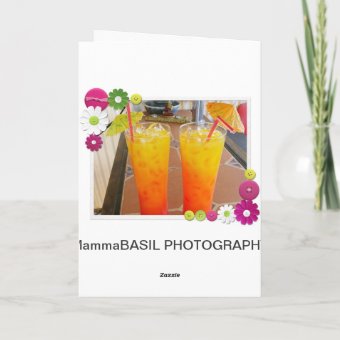 Happy Drinks Greeting Card! Card | Zazzle