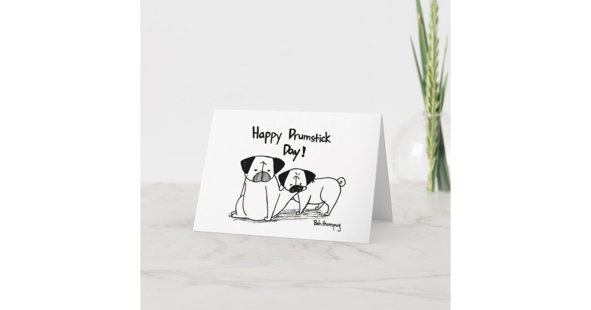 Happy Drumstick Day! Holiday Card | Zazzle