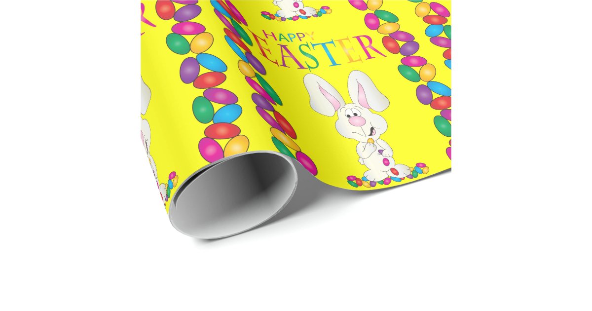 Happy Easter Bunny Wrapping Paper | Zazzle