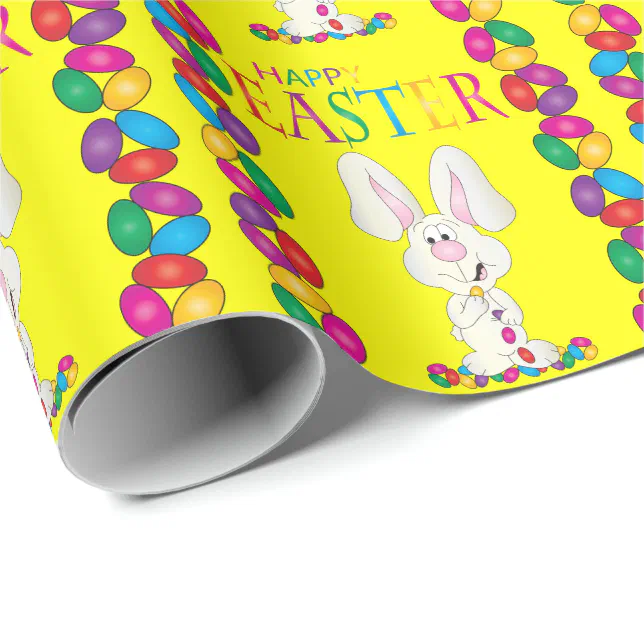 Happy Easter Bunny Wrapping Paper | Zazzle