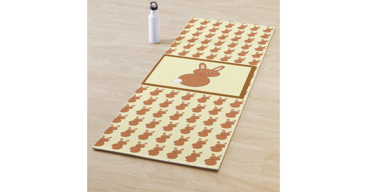 Happy Easter Bunny Yoga Mat | Zazzle