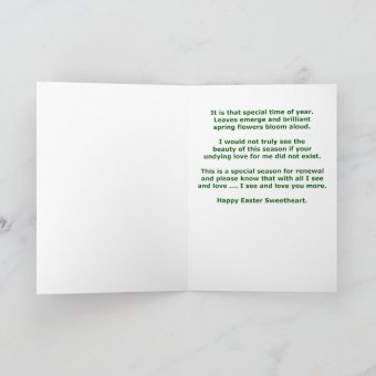 Happy Easter Card for Lover, Boyfriend, Girlfriend | Zazzle