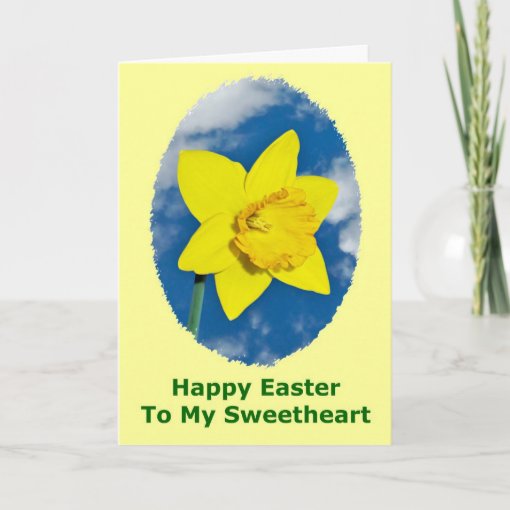 Happy Easter Card for Lover, Boyfriend, Girlfriend | Zazzle