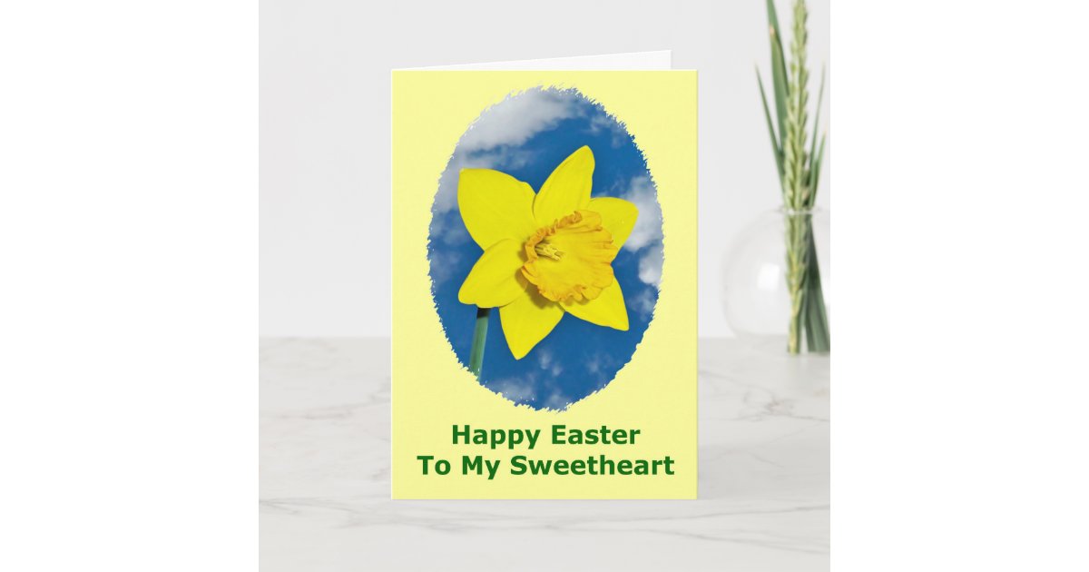 Happy Easter Card for Lover, Boyfriend, Girlfriend | Zazzle