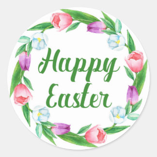 Happy Easter Stickers | Zazzle