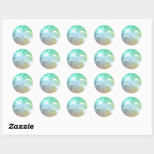 Happy Easter Classic Round Sticker | Zazzle