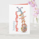 Happy Easter Cute Funny Modern Bunny Rabbit Egg Card | Zazzle