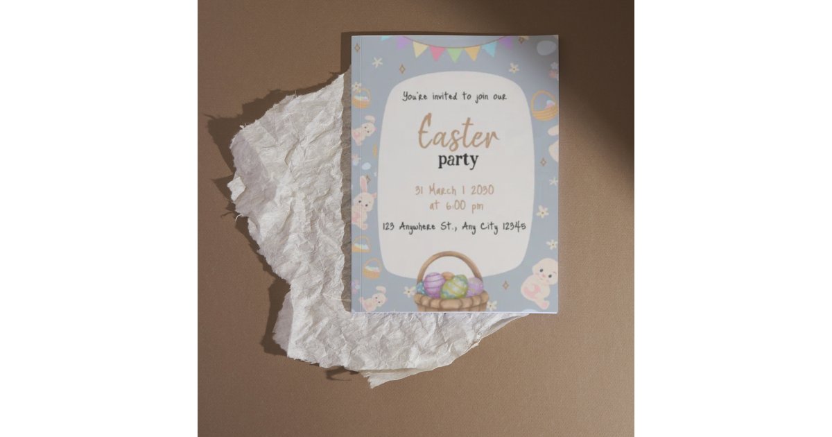 Happy Easter Day Invitation | Zazzle