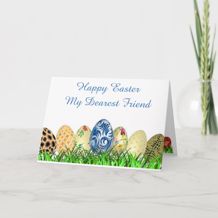 Happy Easter. Dearest Friend. Holiday Card | Zazzle