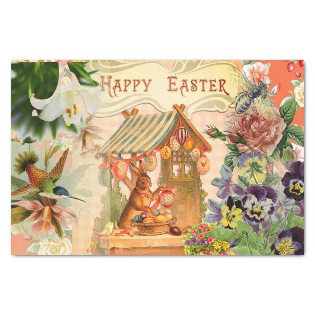 HAPPY EASTER DESIGNER Tissue Paper | Zazzle