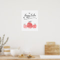 Happy Easter Egg Doodle Sign Poster | Zazzle