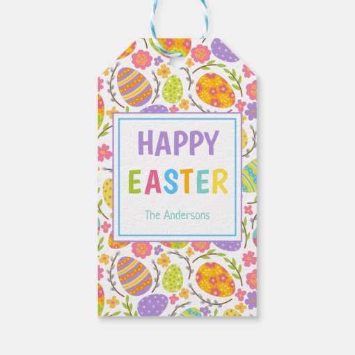 Happy Easter Gift Tags | Zazzle