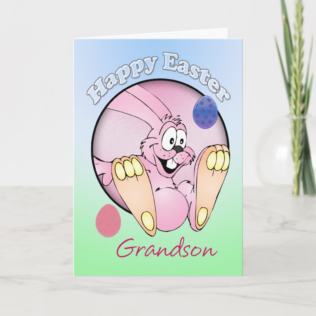 Happy Easter - Grandson Holiday Card | Zazzle