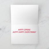 ***HAPPY EASTER HAPPY SPRING HAPPY EVERYTHING*** HOLIDAY CARD | Zazzle