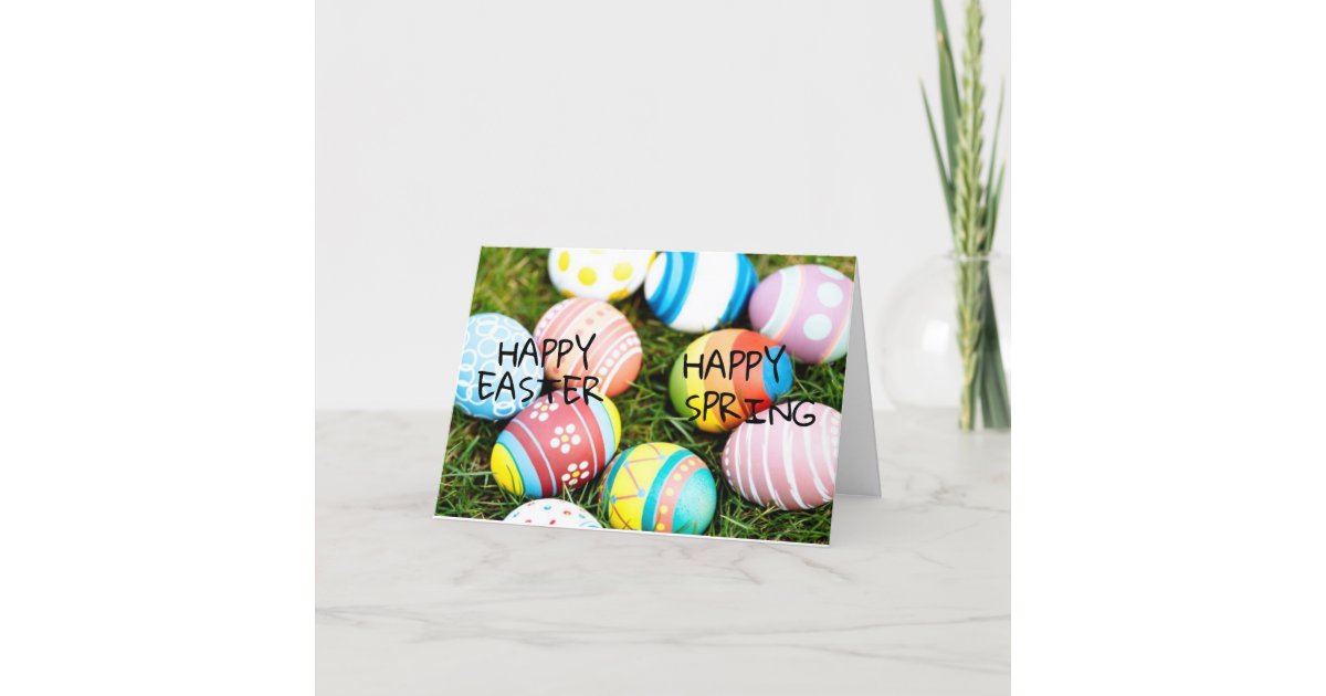 ***HAPPY EASTER HAPPY SPRING HAPPY EVERYTHING*** HOLIDAY CARD | Zazzle
