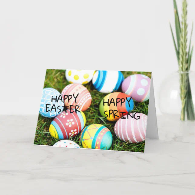 ***HAPPY EASTER HAPPY SPRING HAPPY EVERYTHING*** HOLIDAY CARD | Zazzle