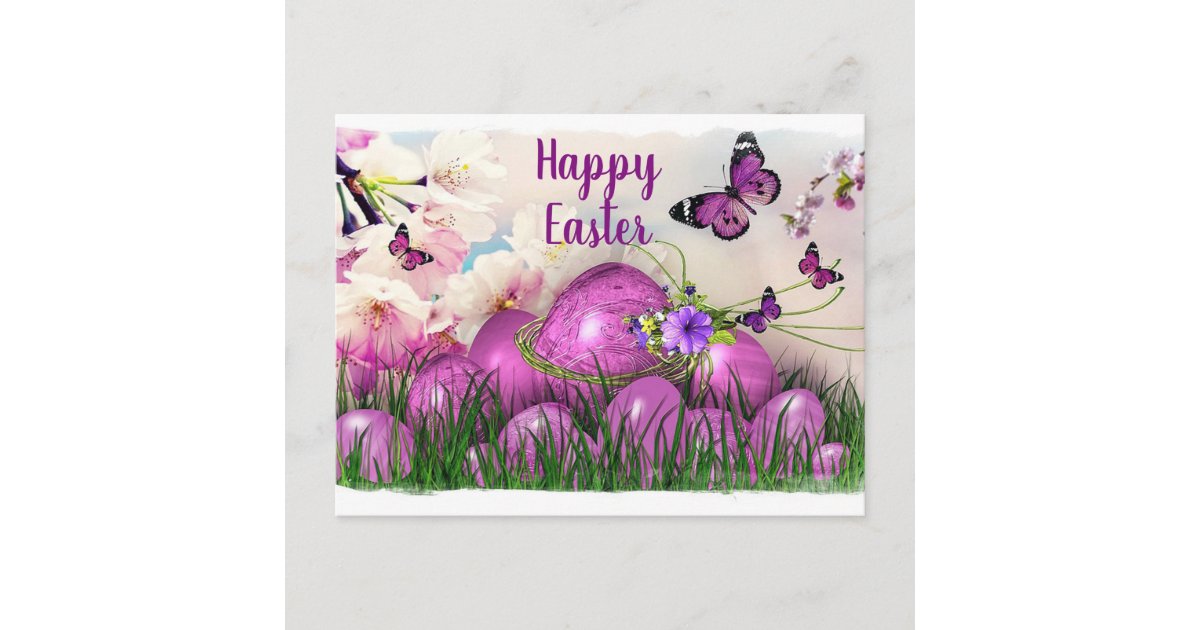 Happy Easter Holiday Postcard | Zazzle