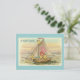 Happy Easter On A Sailboat Vintage Holiday Postcard | Zazzle