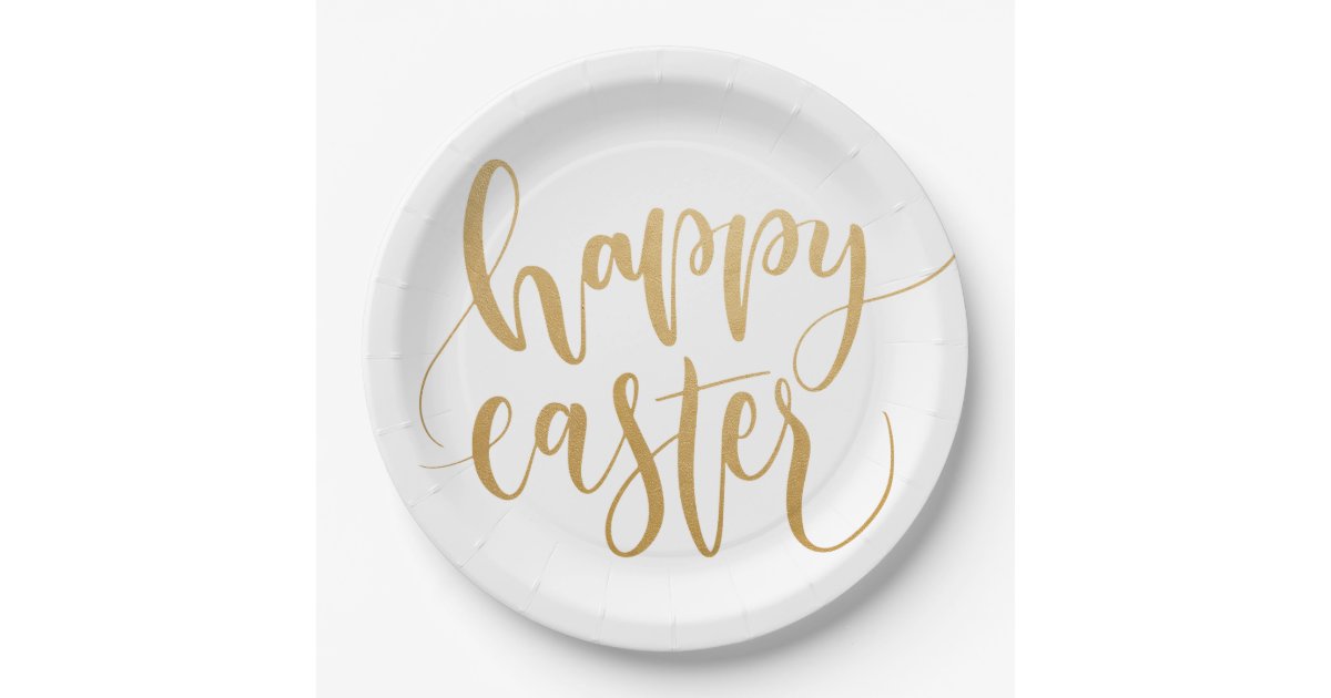 Happy Easter Paper Plates | Zazzle