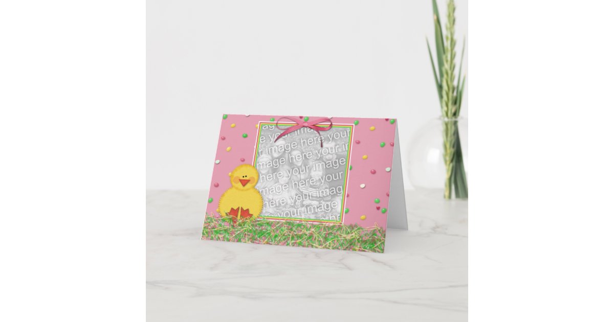 Happy Easter Photo Frame Card | Zazzle