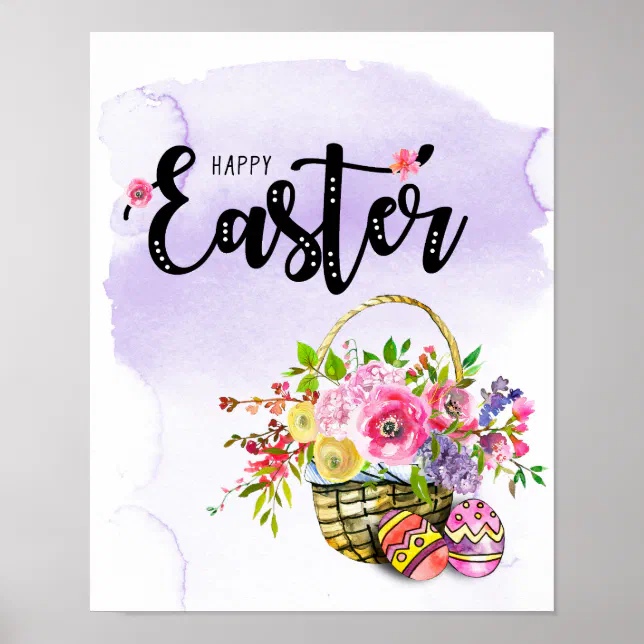 Happy Easter Poster | Zazzle