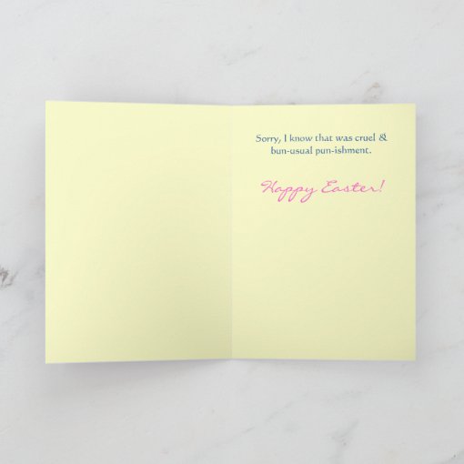Happy Easter Puns with Buns Funny Cards | Zazzle