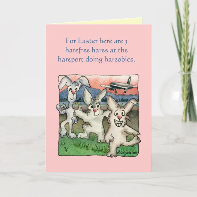 Happy Easter Puns with Buns Funny Cards | Zazzle