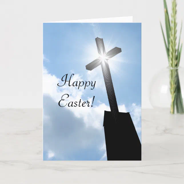 Happy Easter Religious Greeting Card | Zazzle