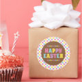 Happy Easter Round Sticker | Zazzle