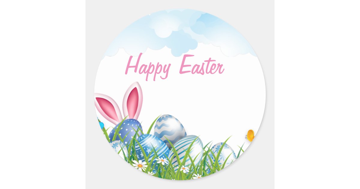Happy Easter Sticker | Zazzle