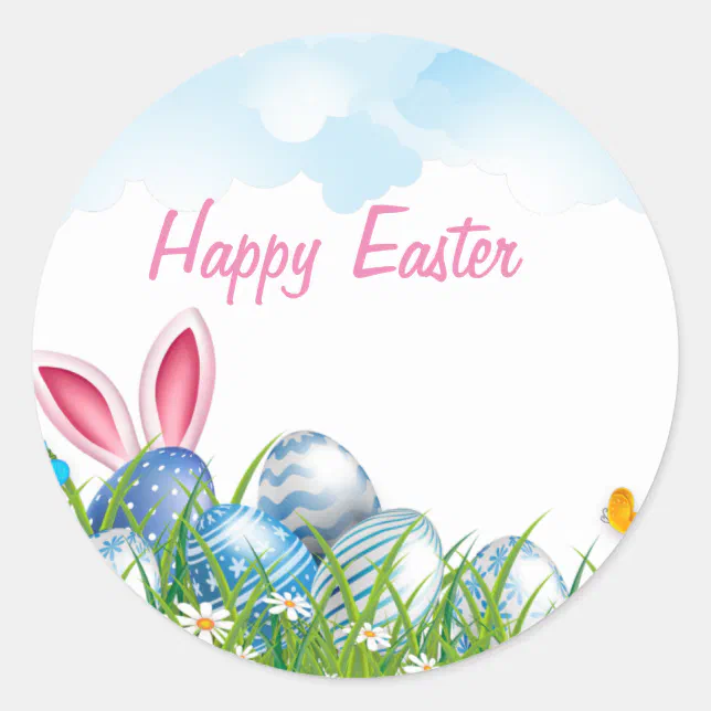 Happy Easter Sticker | Zazzle