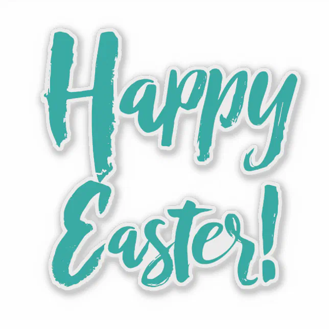 Happy Easter Sticker | Zazzle