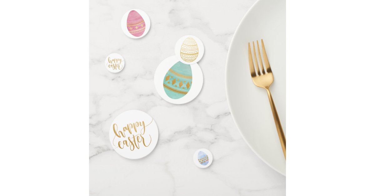 Happy Easter Table Confetti | Zazzle