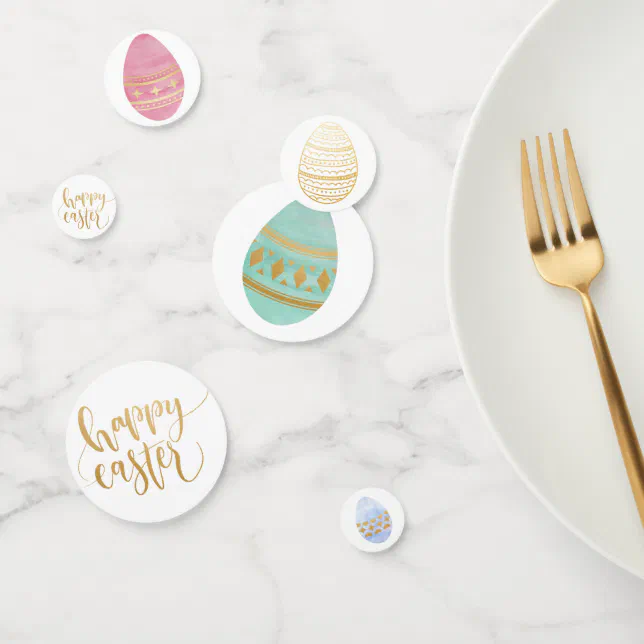 Happy Easter Table Confetti | Zazzle