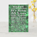Happy Emerald 55th Wedding Anniversary Card | Zazzle