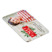 Happy Everything | Custom Holiday Photo Magnet | Zazzle