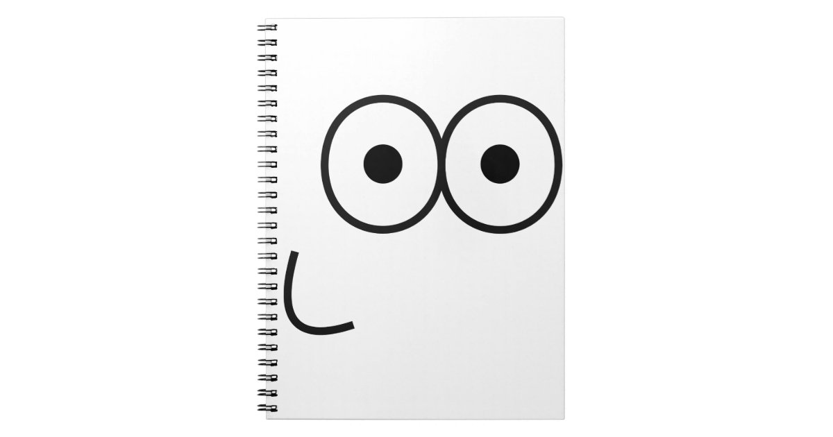 Happy Eyes and Mouth - Notebook | Zazzle