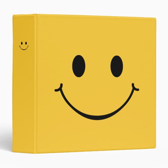 Happy Face Binder | Zazzle.com