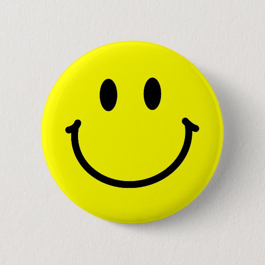 Happy Face Button | Zazzle.com
