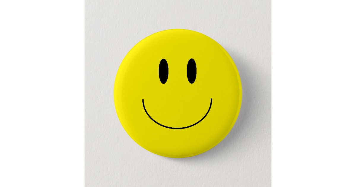 "Happy Face" Button | Zazzle